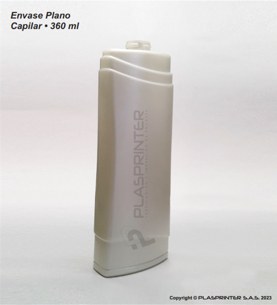 Envase Plano Capilar 360ml - Fabricación e Impresión de Envases